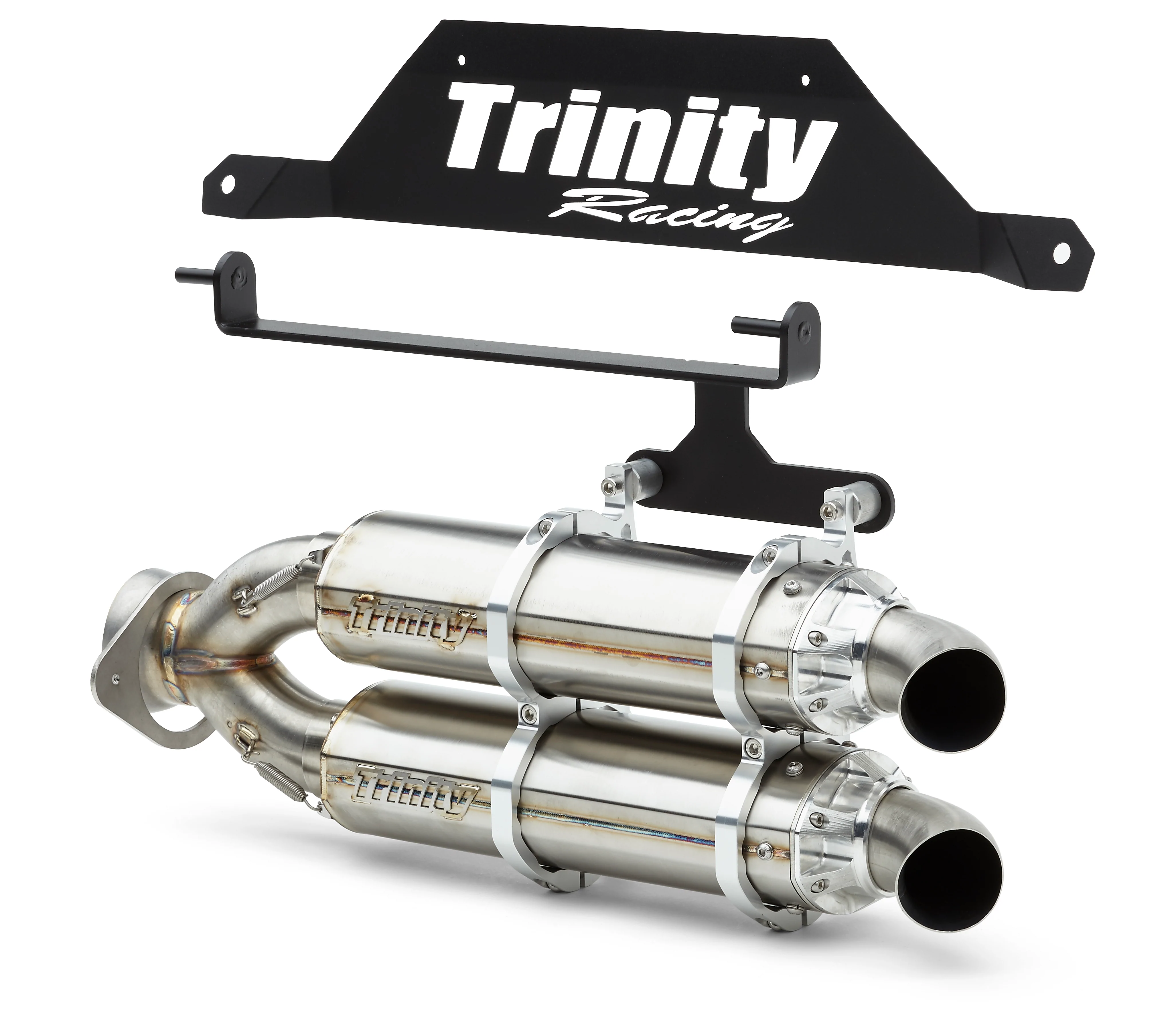 Trinity Racing Stainless Steel Slip On Exhaust - Polaris RZR Pro R